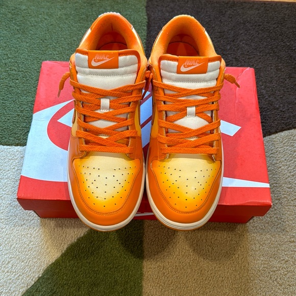 Nike | Shoes | Euc Nike Dunk Low Magma Orange | Poshmark